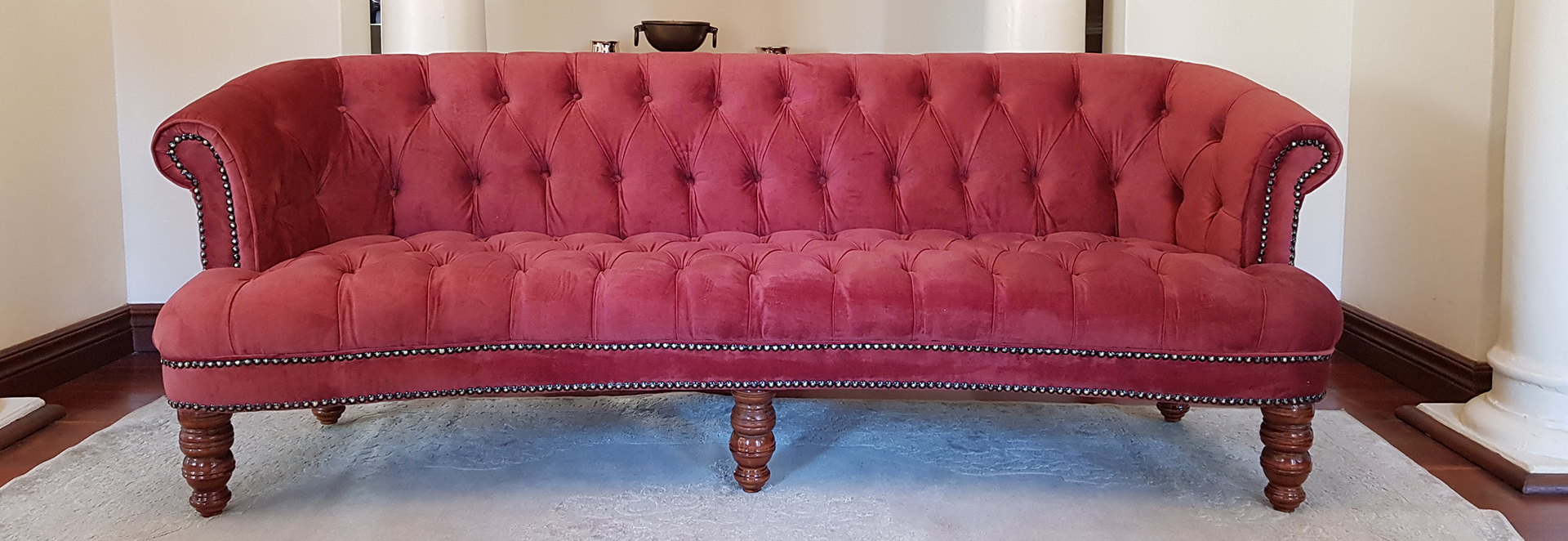 Dressing A Chesterfield In Collaboration With Home Fabrics The Manufacturer